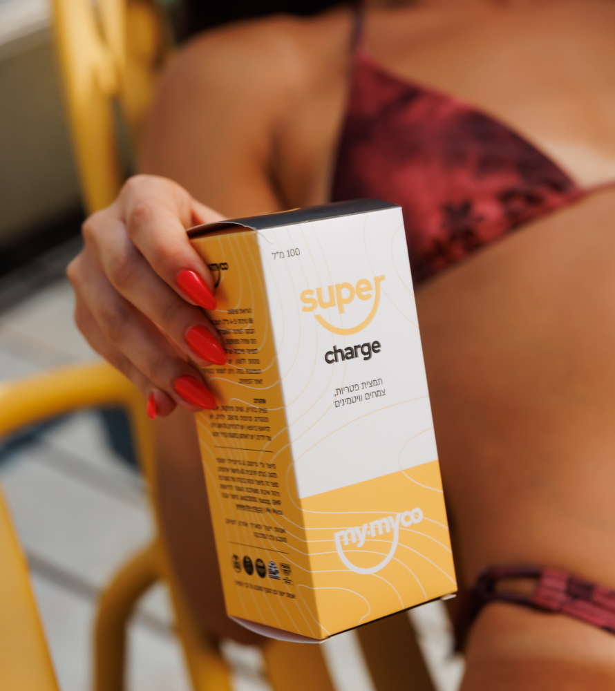 Super Charge - תוסף תזונה טבעי בעל פורמולה מהפכנית להגברת האנרגיה – My Myco